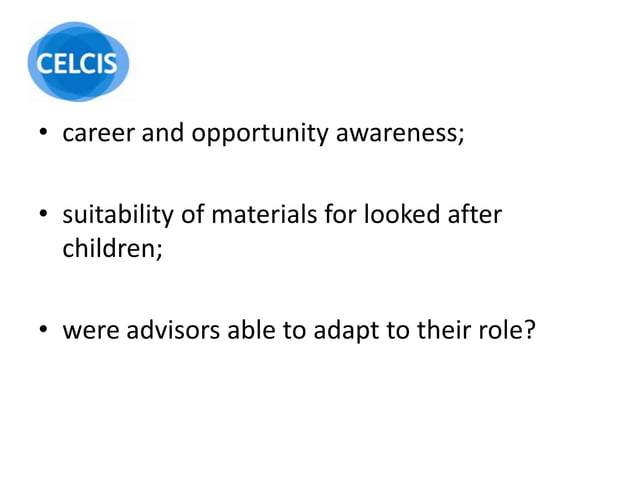 Care Leavers and employability (WS06) | PPT