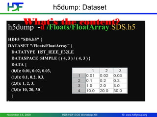 HDF5 Tools | PPT | Free Download