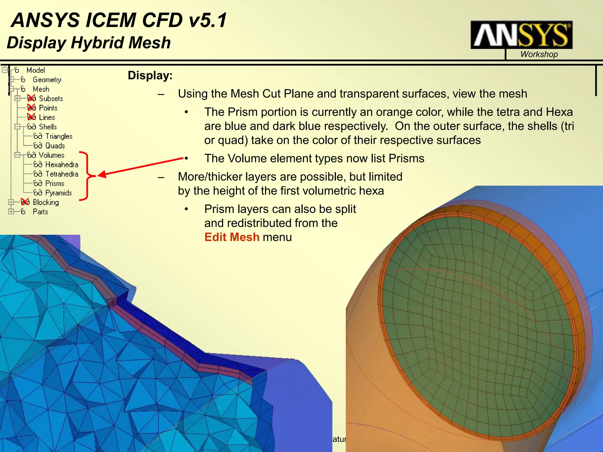 Icem Cfd Hybrid Meshing Tutorial Presentation Ppt