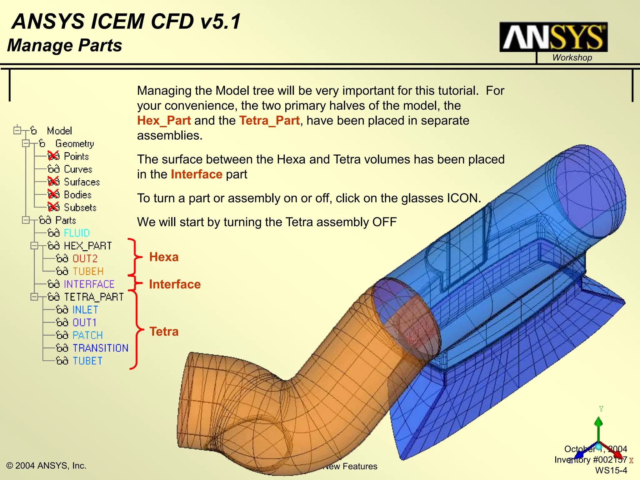 ICEM CFD hybrid meshing tutorial presentation | PPT