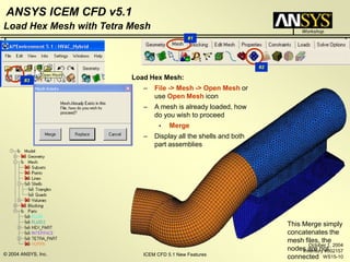 ICEM CFD hybrid meshing tutorial presentation | PPT