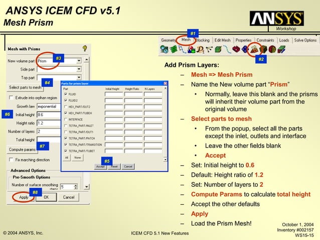 ICEM CFD hybrid meshing tutorial presentation | PPT | Computing | Technology & Computing