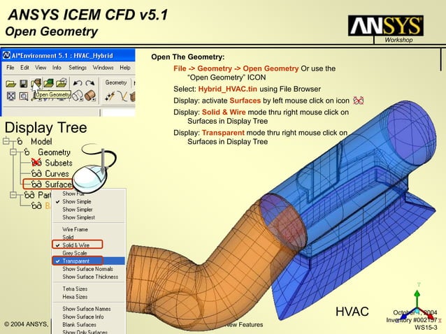 ICEM CFD hybrid meshing tutorial presentation | PPT | Computing | Technology & Computing
