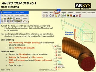ICEM CFD hybrid meshing tutorial presentation | PPT