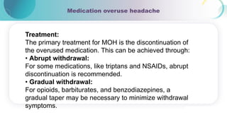 Medication overuse headache and rimegepant | PPTX