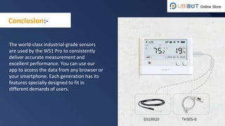 WS1 Pro Remote-Accessible & Accurate Measurement Sensor | PPT