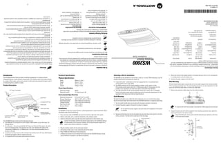 Ws2000 wireless switch installation guide | PDF
