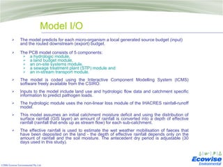 The Development of a Catchment Management Modelling System for the ...