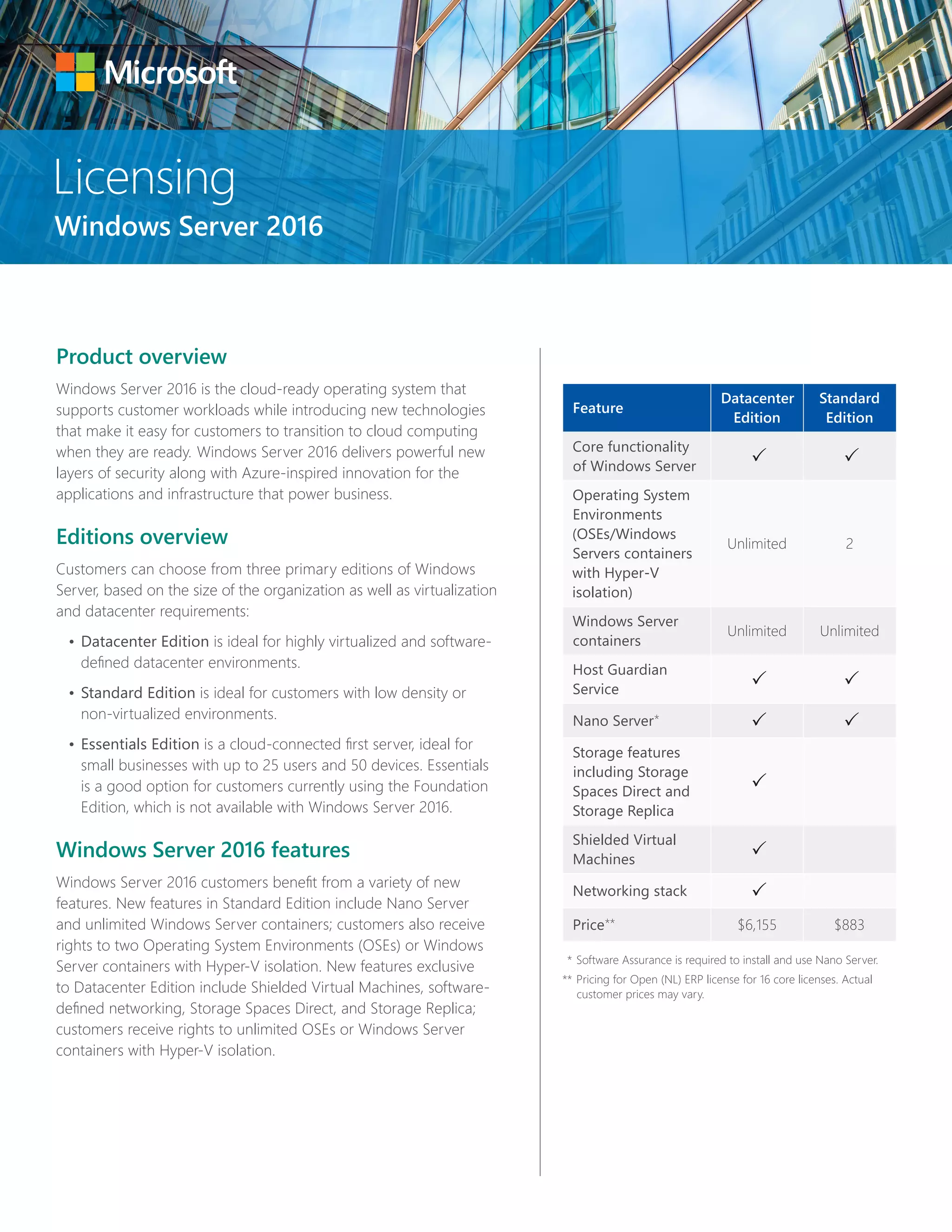 Windows Server Licensing Guide | PDF