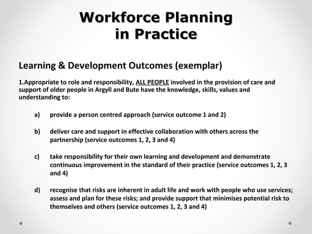 Workforce Planning in Practice (WS22) | PPT | Free Download