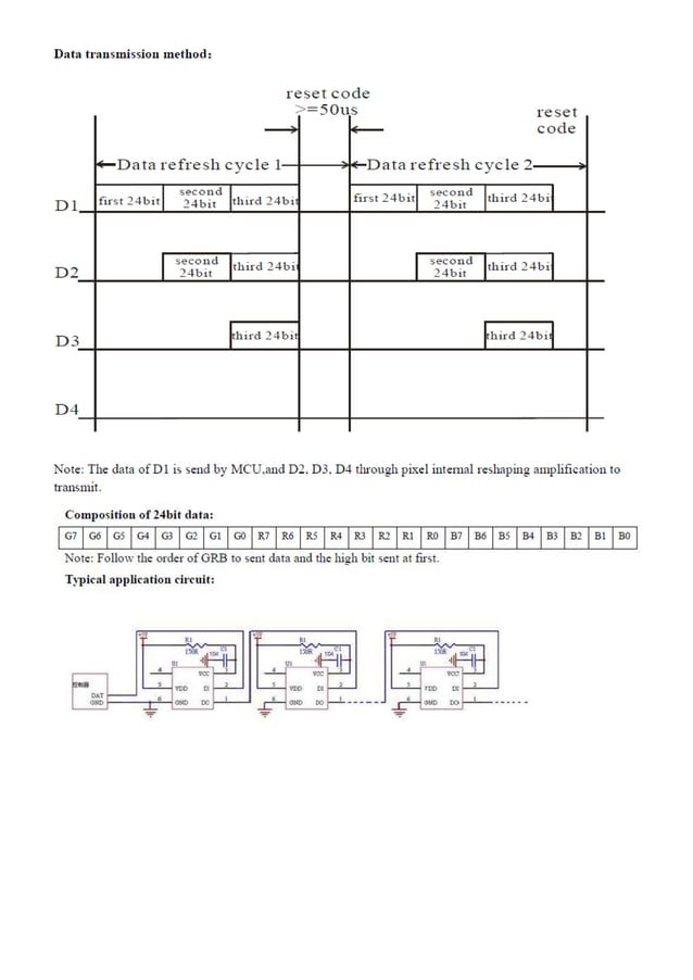 WS2812 Smart LED Datasheet | PDF | Computer Peripherals | Computing