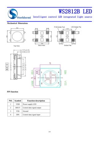 Ws2812 b led-datasheet | PDF | Computer Peripherals | Computing