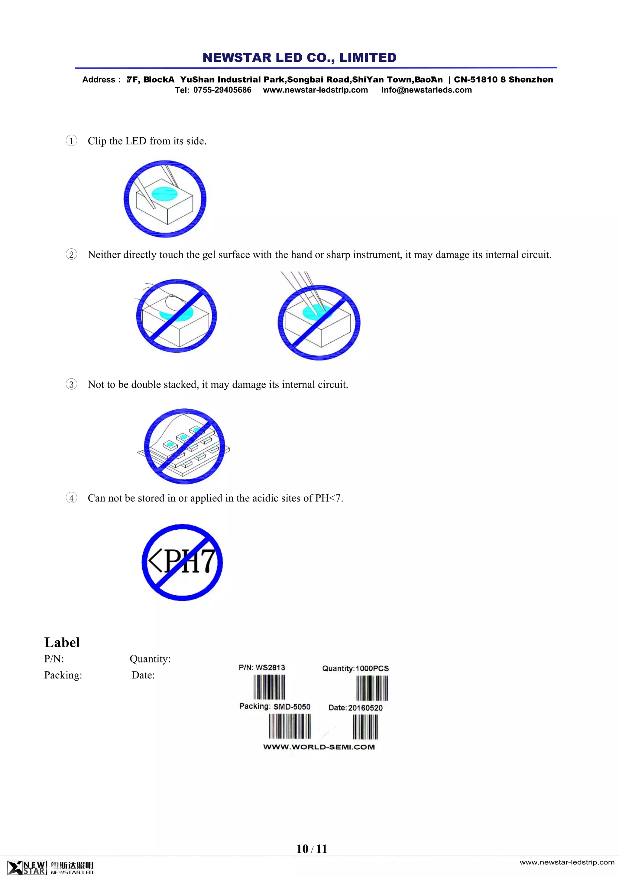 Ws2813 rgb addressable led chip | PDF