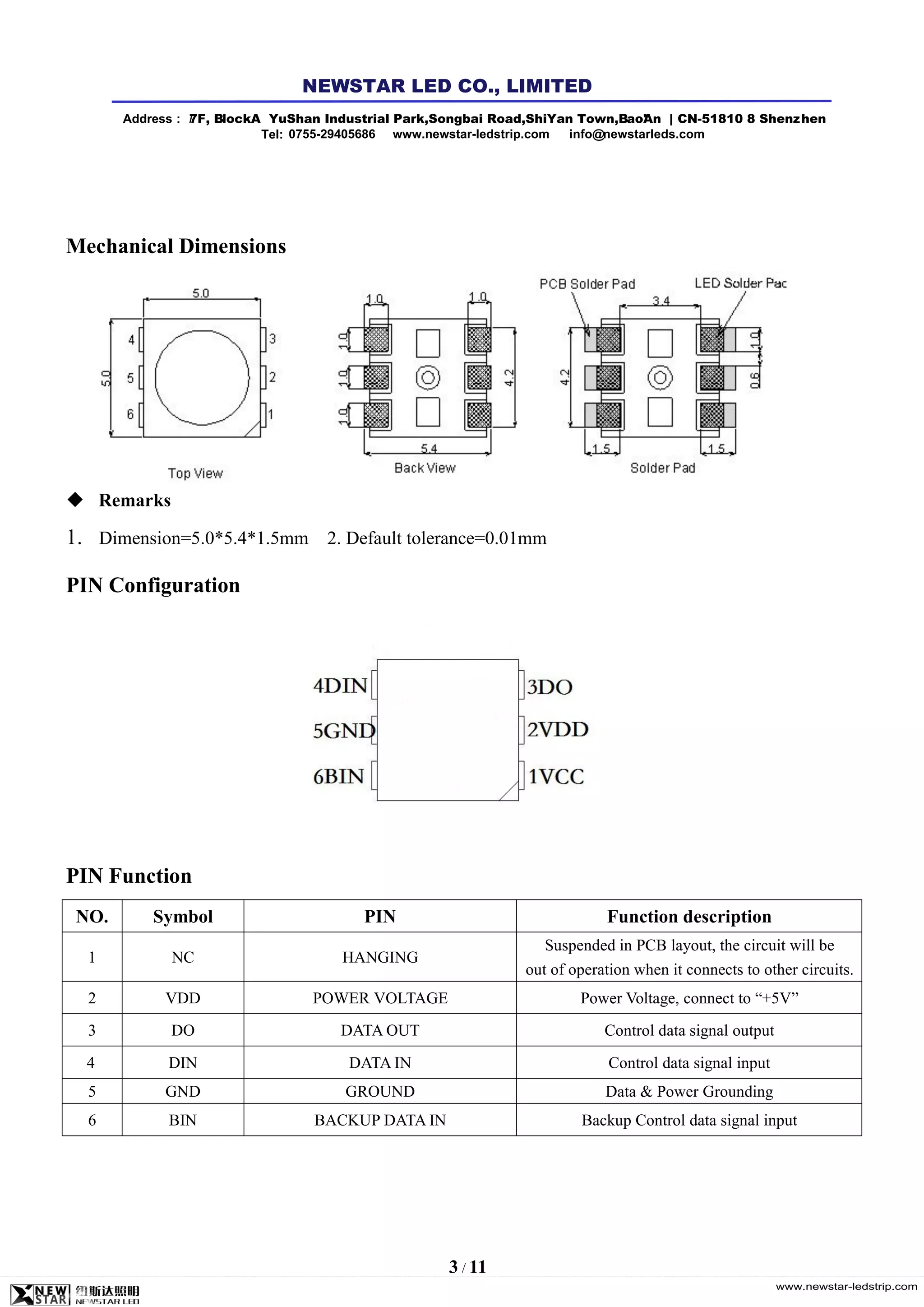 Ws2813 rgb addressable led chip | PDF