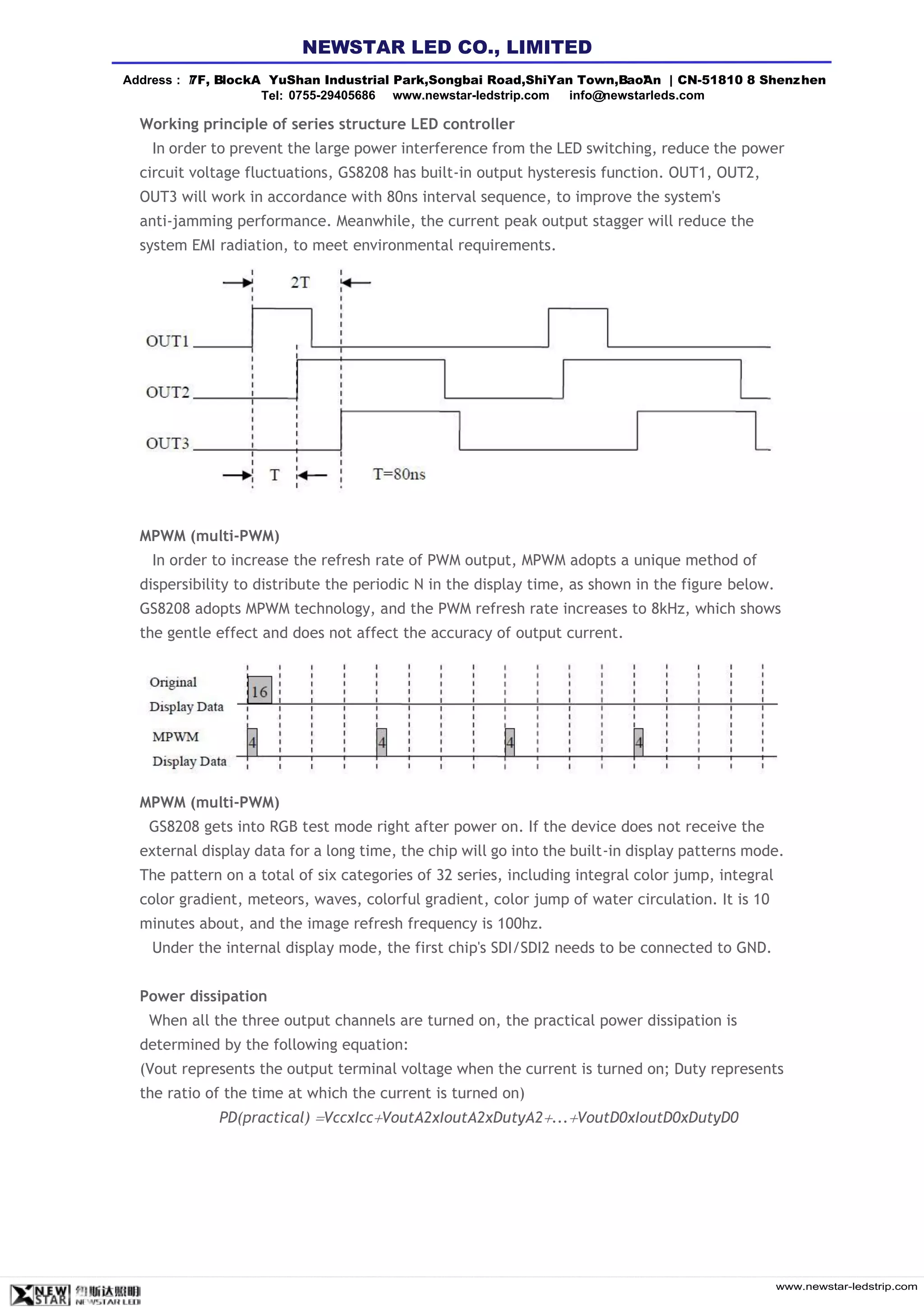 Ws2815 compare gs8208 pixel led | PDF