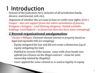 Ws 2 fusion of the law and equity | PPTX | Legal Services Industry ...