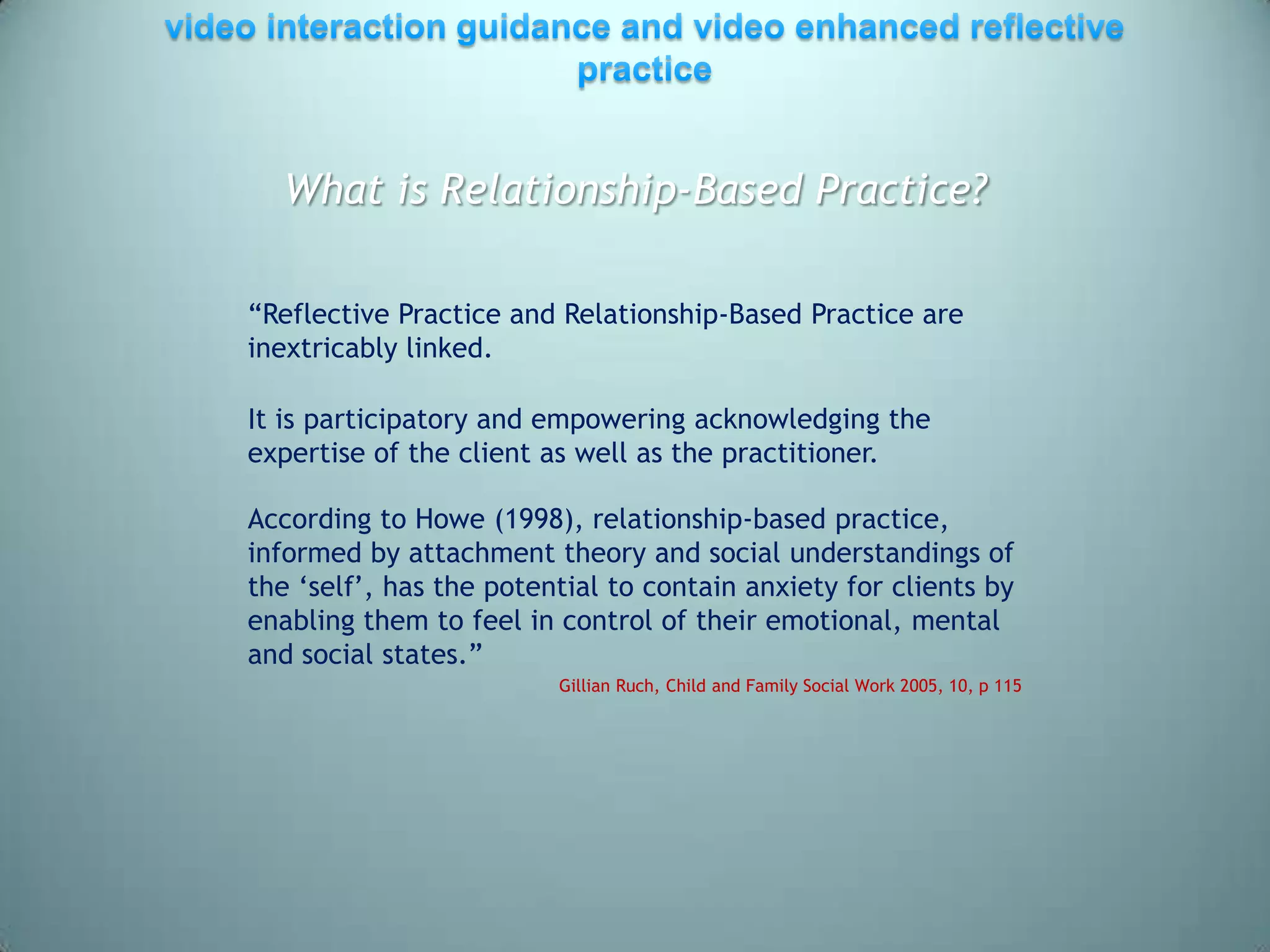 An introduction to Video Interaction Guidance (VIG) (WS31) | PPTX