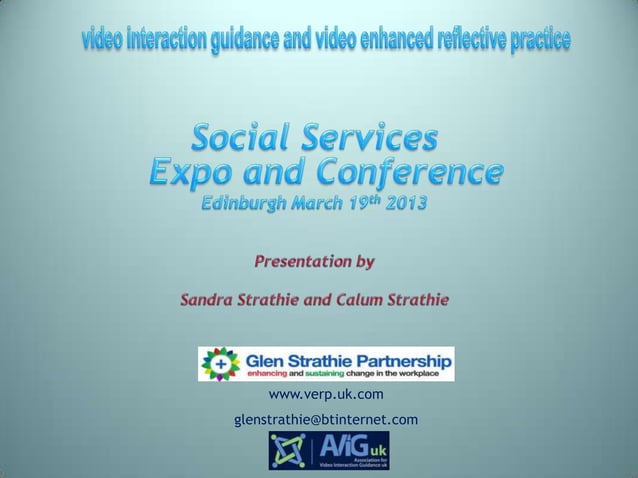An introduction to Video Interaction Guidance (VIG) (WS31) | PPTX