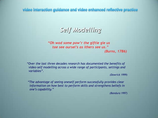 An introduction to Video Interaction Guidance (VIG) (WS31) | PPTX