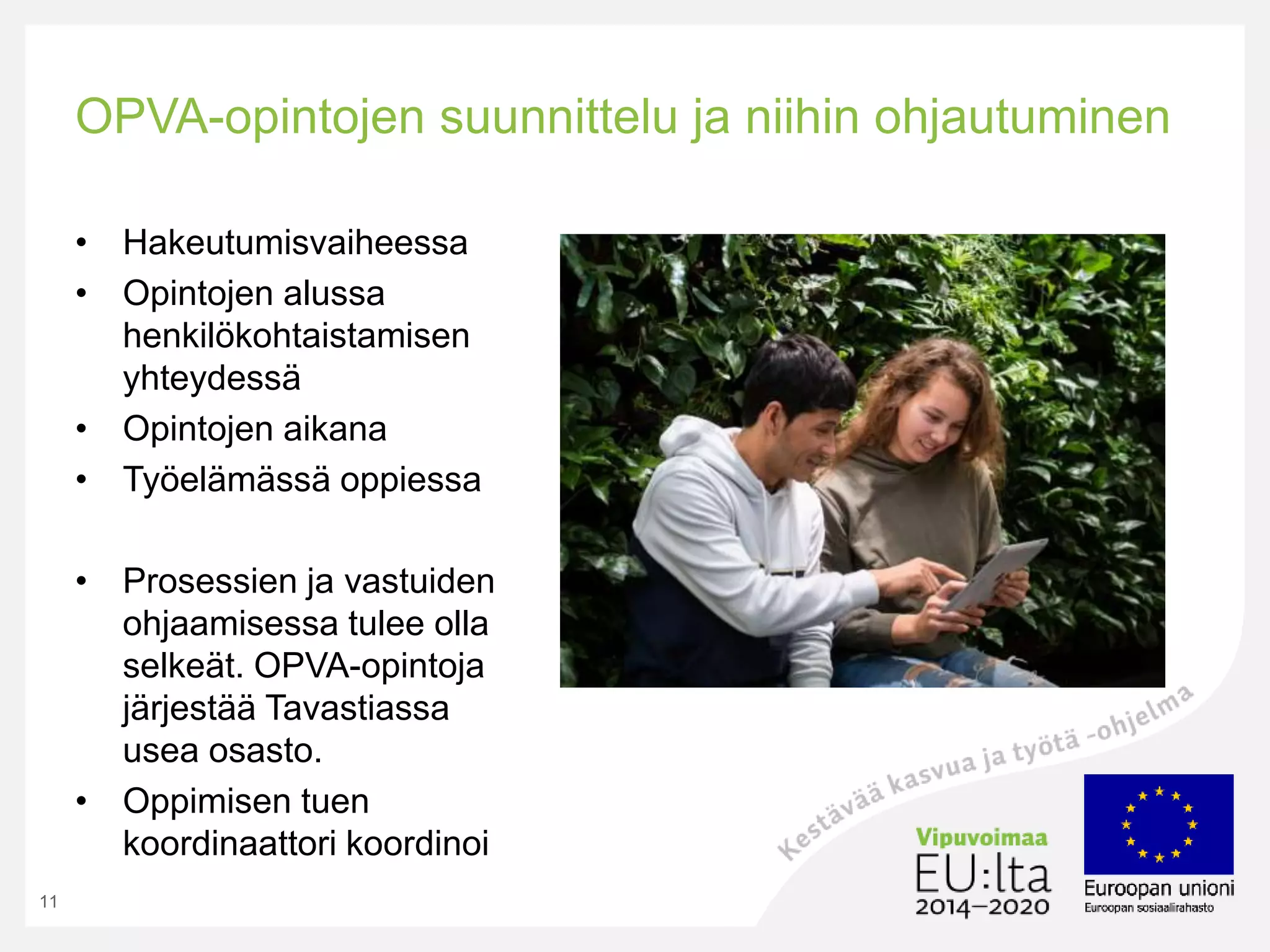 OPVA-opinnoilla tukea aikuisten perustaitoihin? | PPT