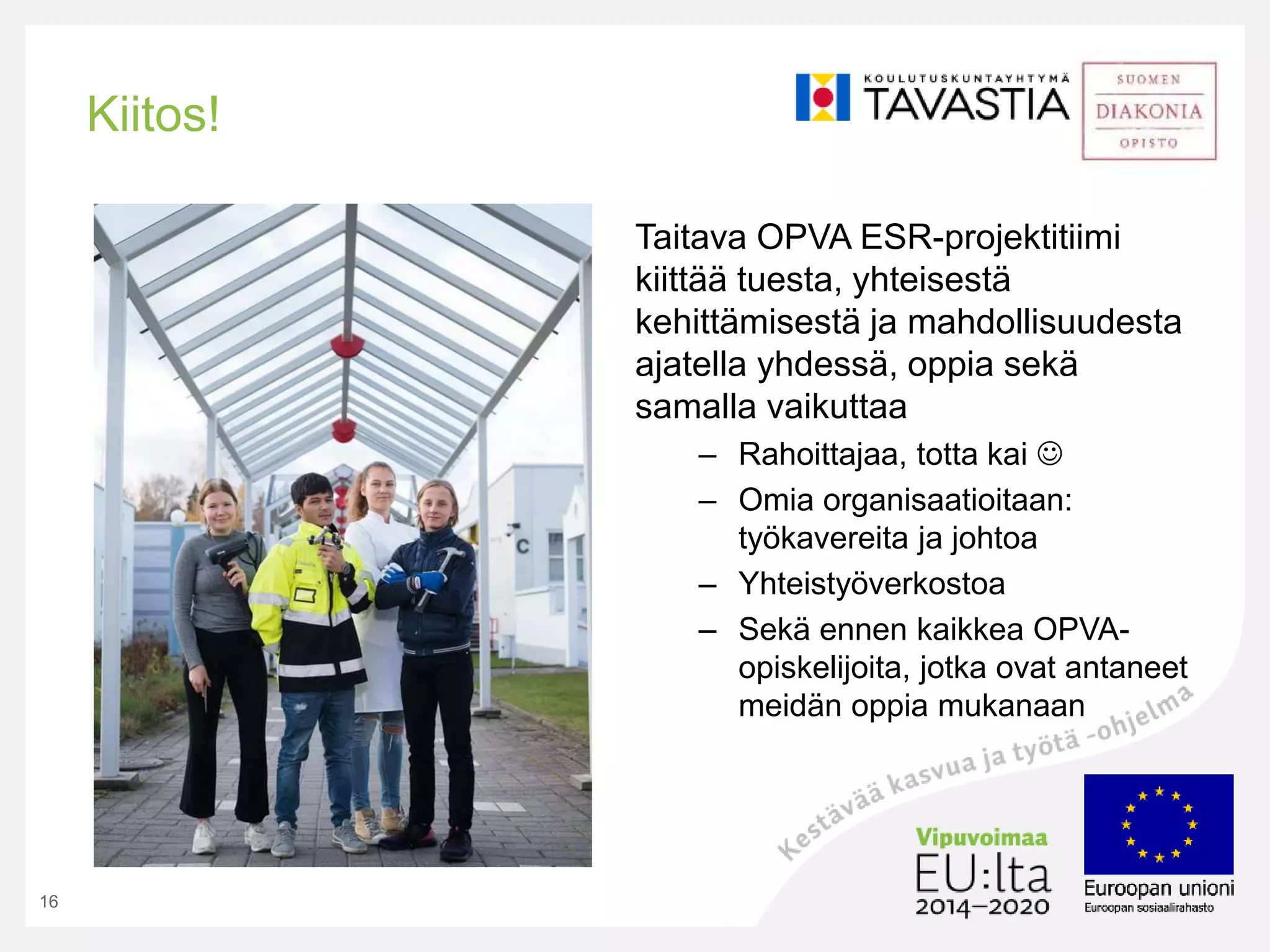 OPVA-opinnoilla tukea aikuisten perustaitoihin? | PPT