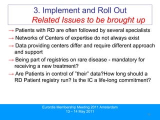 Workshop 3 - "Outcome of the RD Task Force and EPPOSI Workshop" | PDF