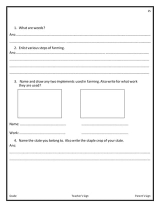 CLASS IV EVS WORKSHEETS | DOCX