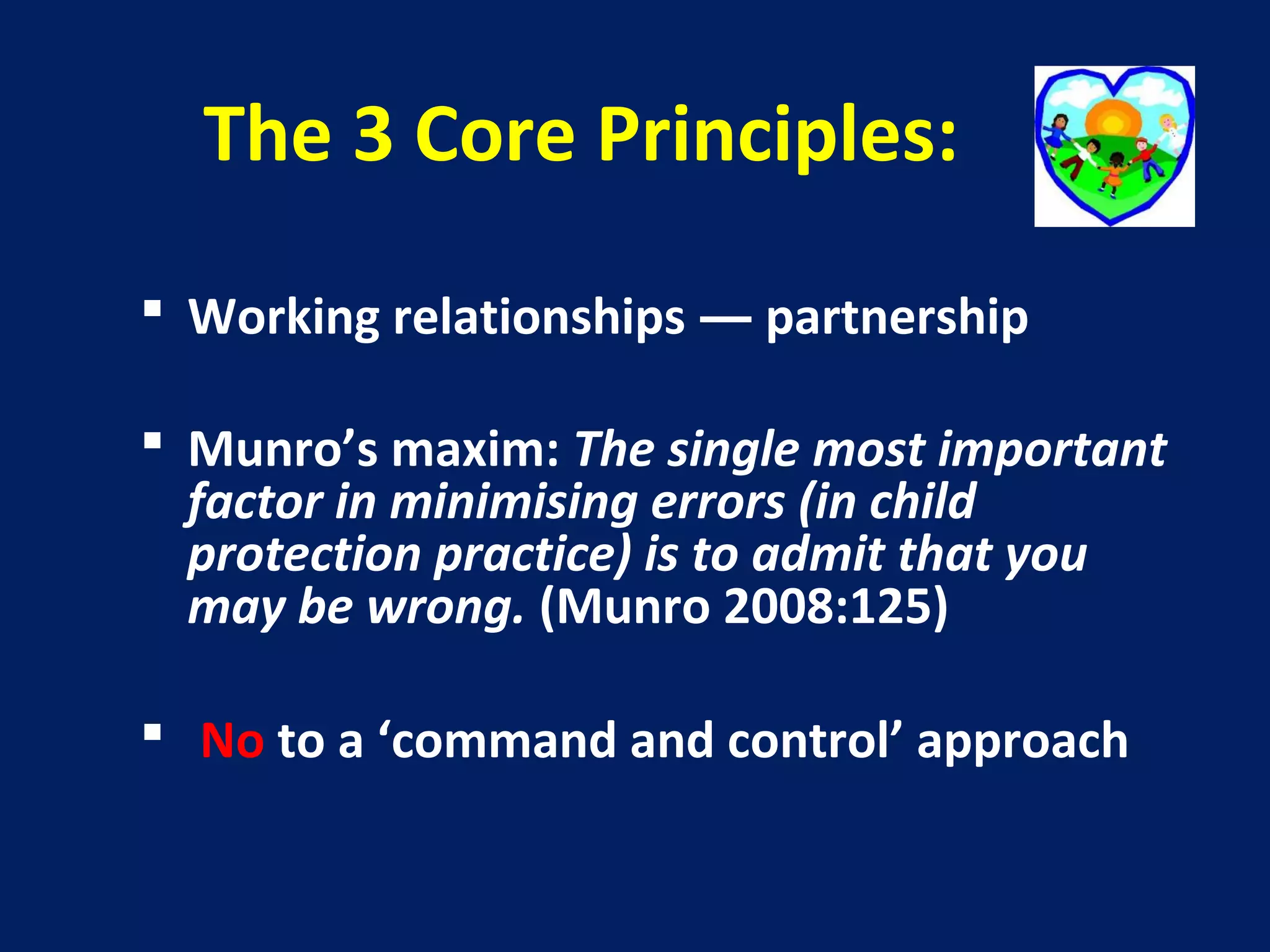 Signs of Safety (SOS) Approach for child protection work (WS51) | PPT