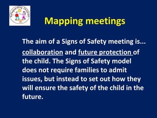 Signs of Safety (SOS) Approach for child protection work (WS51) | PPT