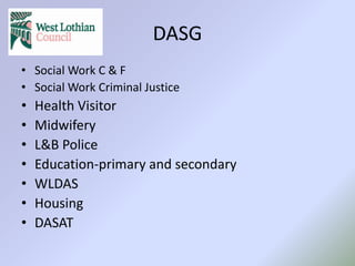 Multi agency approach to Domestic Abuse (WS52) | PPTX