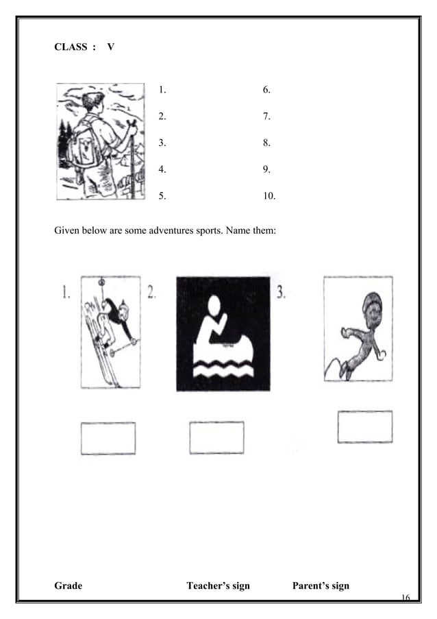 CLASS V EVS WORKSHEETS | DOC | Gardening | Home & Garden