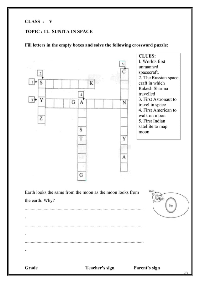 CLASS V EVS WORKSHEETS | DOC | Gardening | Home & Garden