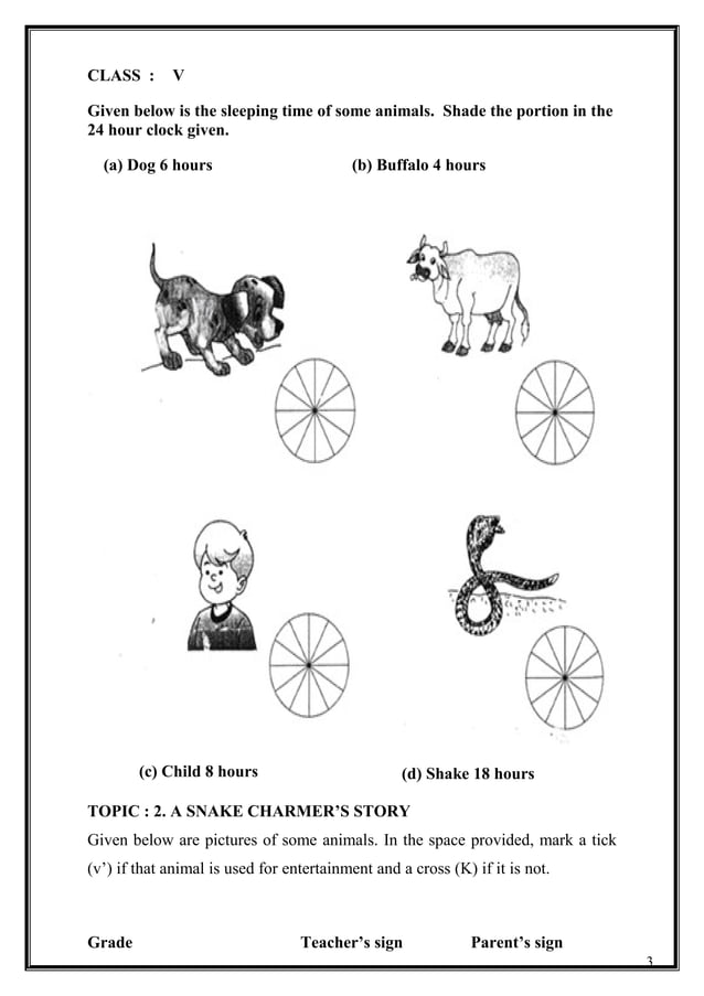 CLASS V EVS WORKSHEETS | DOC | Gardening | Home & Garden