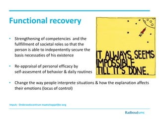 Recovery and a Strengths-based Approach | PPT