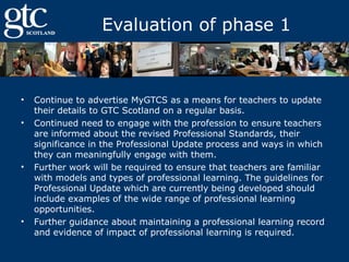 AHDS2013 WS 6 GTCS Professional Update | PPT