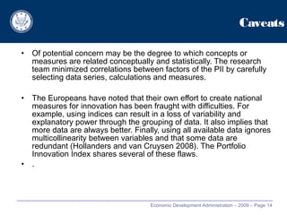 Innovation Index Portfolio Approach | PPT