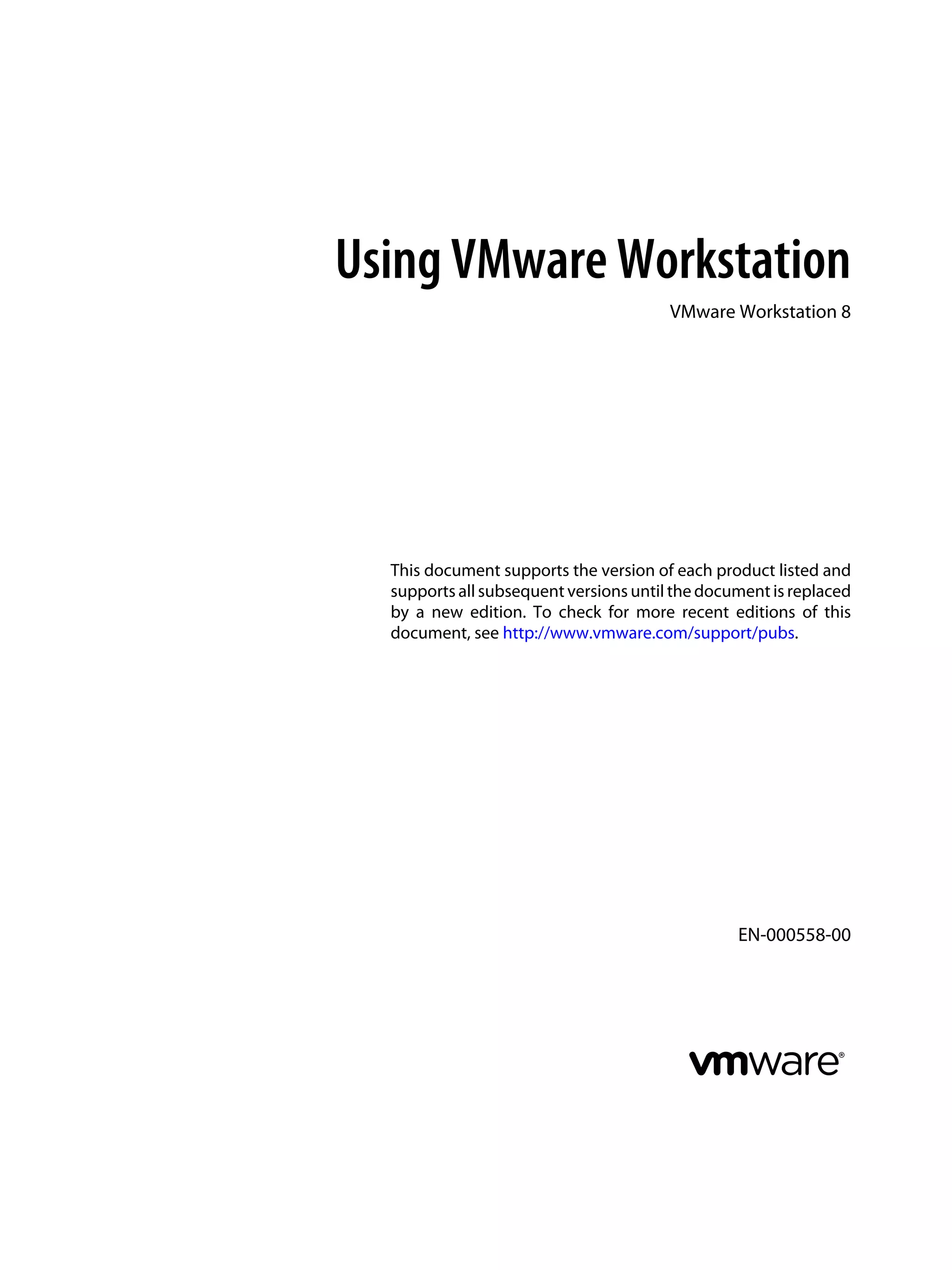 Ws80 using VMware | PDF