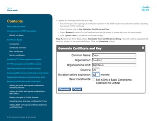 Cisco WSA - Cisco Web Security Appliance - Appliance Configuration | PPT