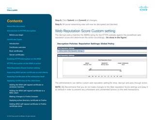 Cisco WSA - Cisco Web Security Appliance - Appliance Configuration | PPT