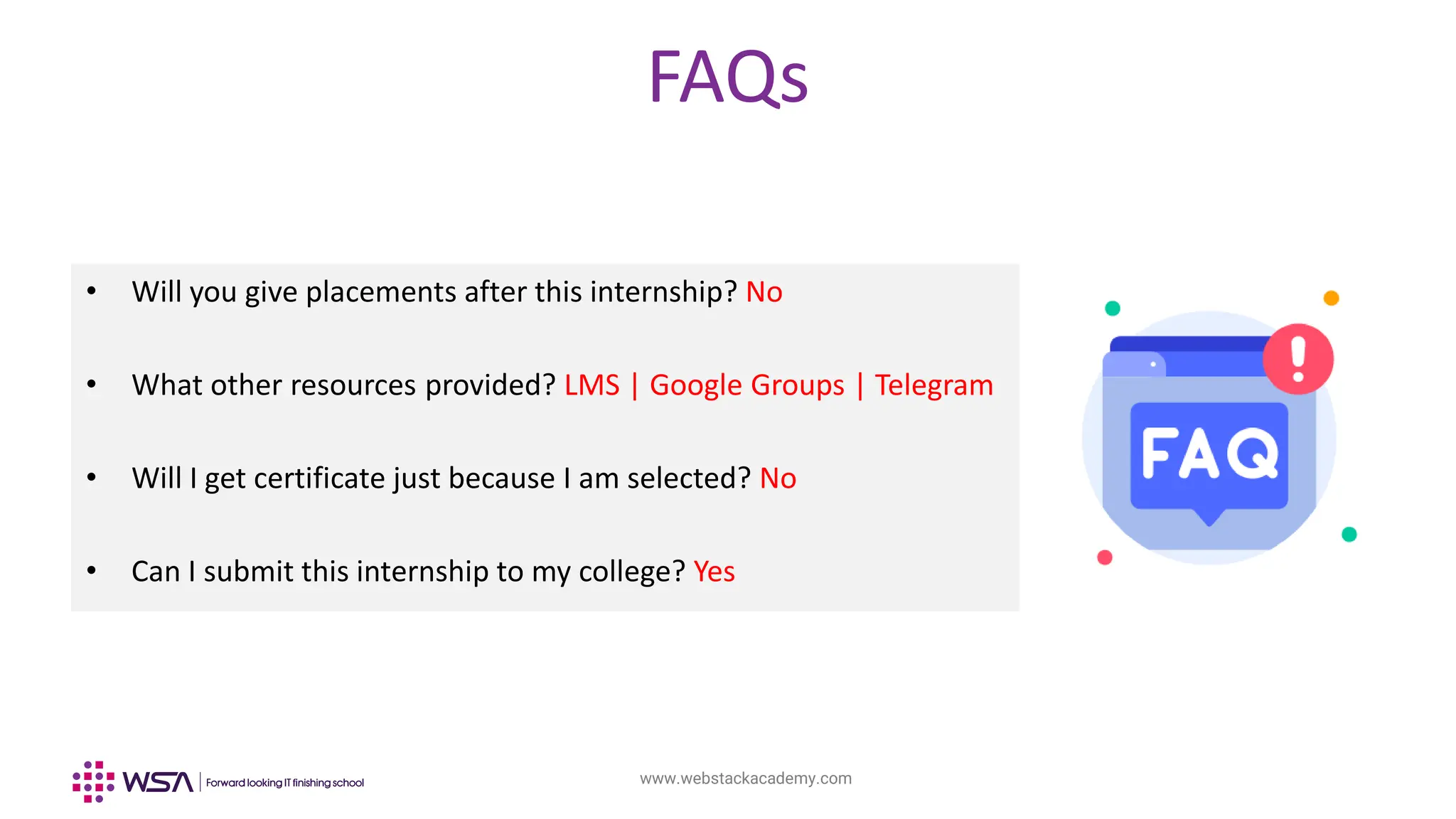 Webstack Academy - Internship Kick Off | PDF