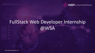 Webstack Academy - Internship Kick Off | PDF