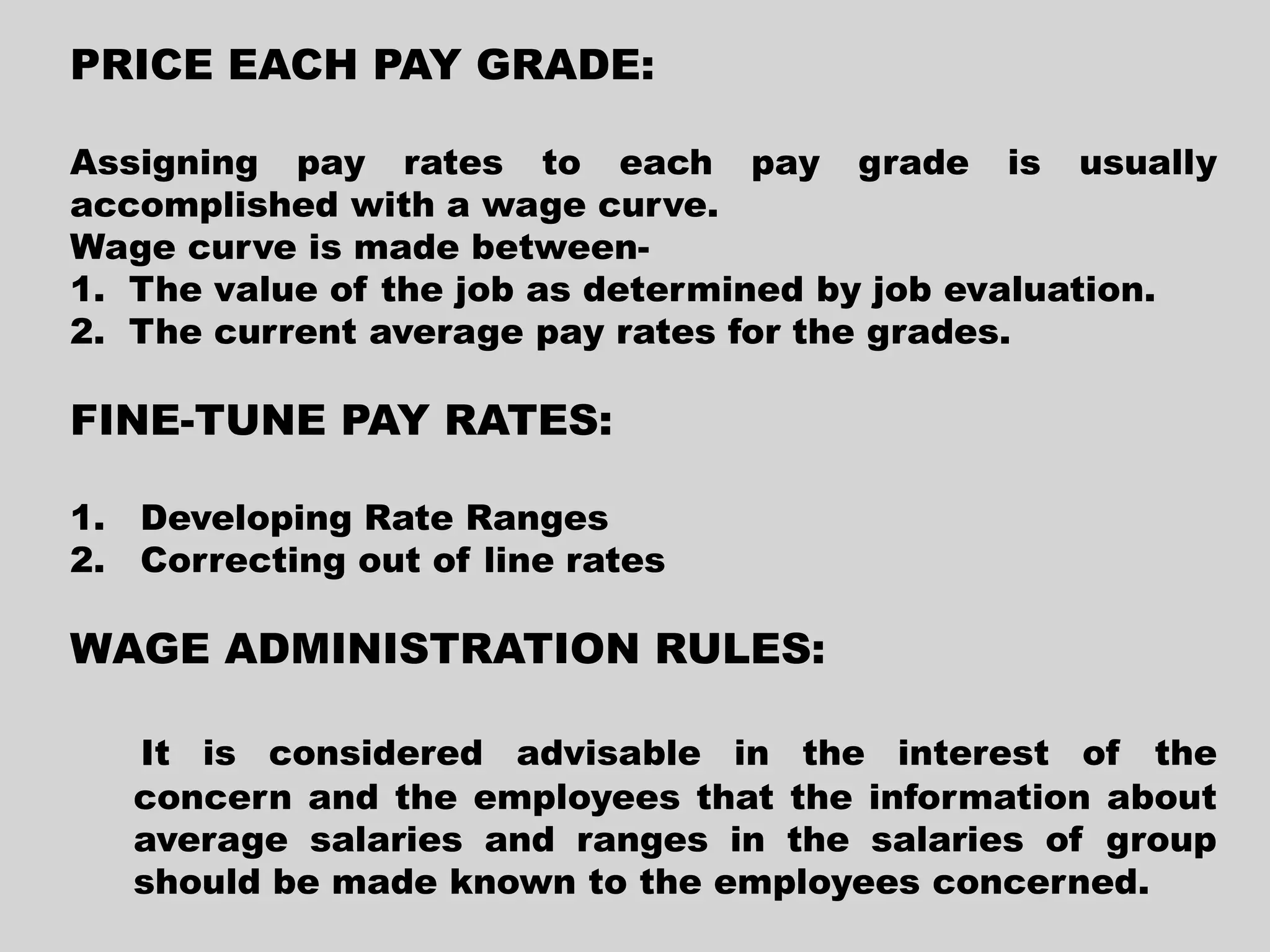 Wages and sallery administration | PPTX
