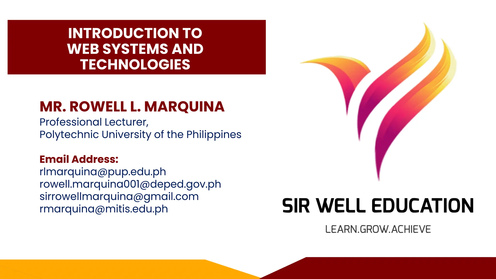 Wsat Lesson 1 Introduction To Web Systems And Technologiespdf Web Design And Html Internet