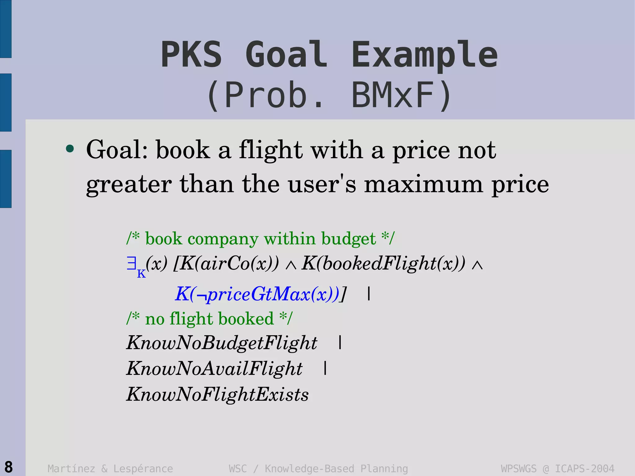 Web Service Composition as a Planning Task: Experiments using Knowledge-Based Planning | PDF
