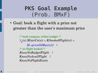 Web Service Composition as a Planning Task: Experiments using Knowledge-Based Planning | PDF