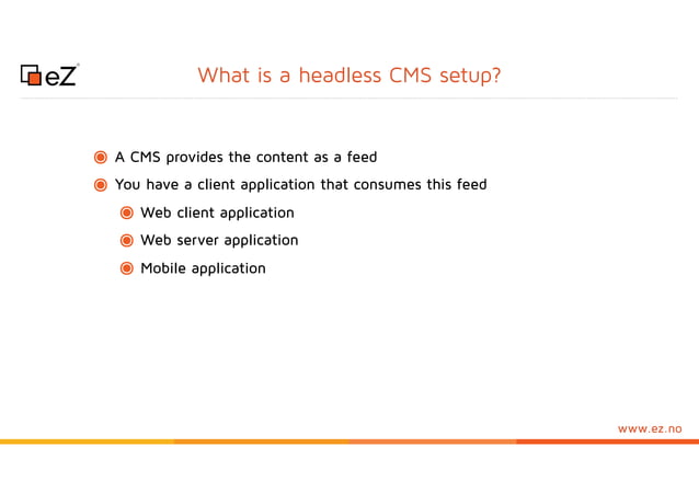 Using eZ Platform as a Headless CMS (with Vue.js) | PDF