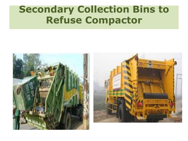 Waste collection and it's transportation process and methods | PPT