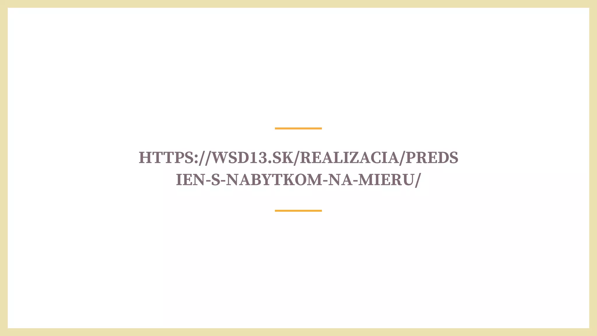Predsien na mieru | PDF
