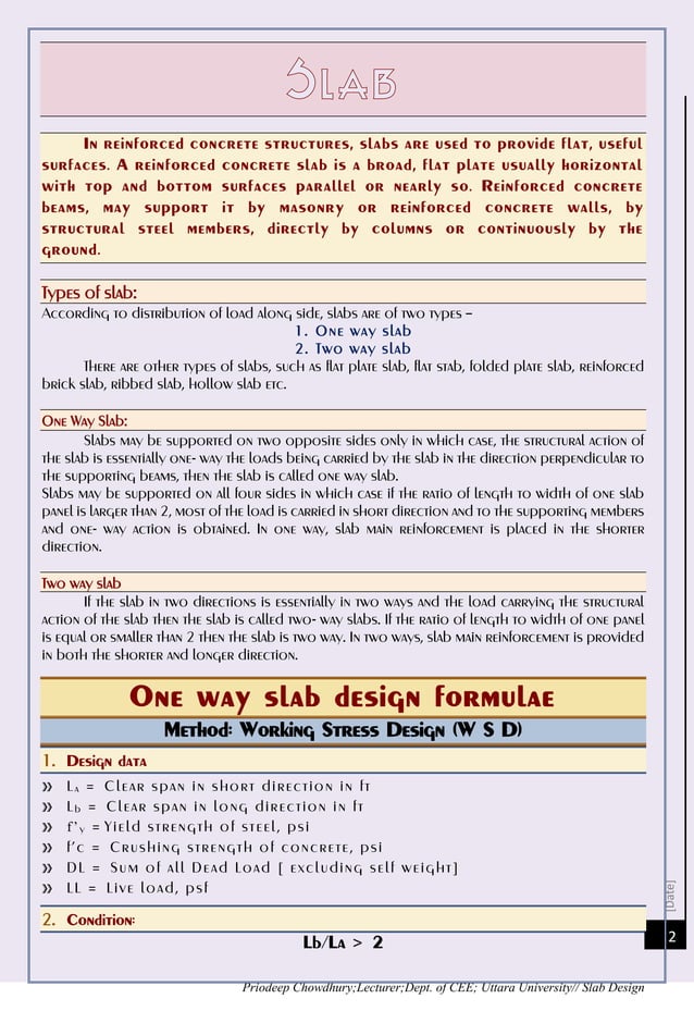 Slab Design-(BNBC & ACI) | PDF | Civil Engineering Industry | Industries