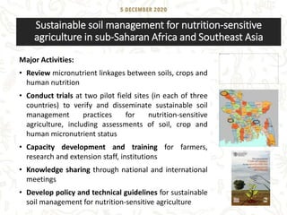 Healthy soil, an essential ingredient for healthy food and nutrition | PPT